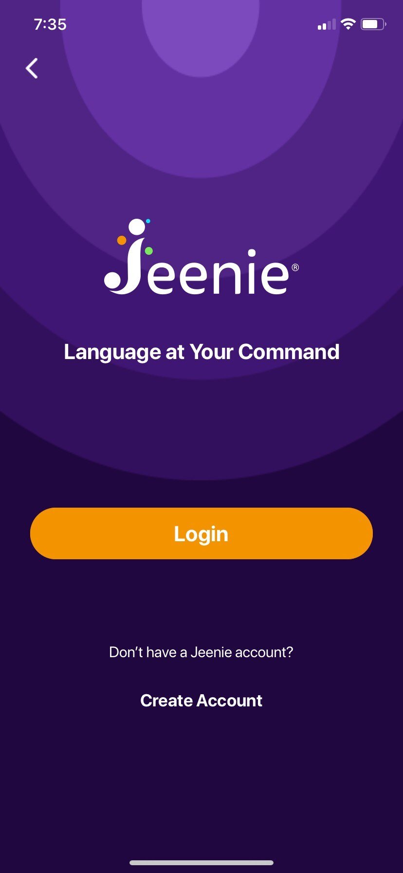 Login to Your Jeenie Account